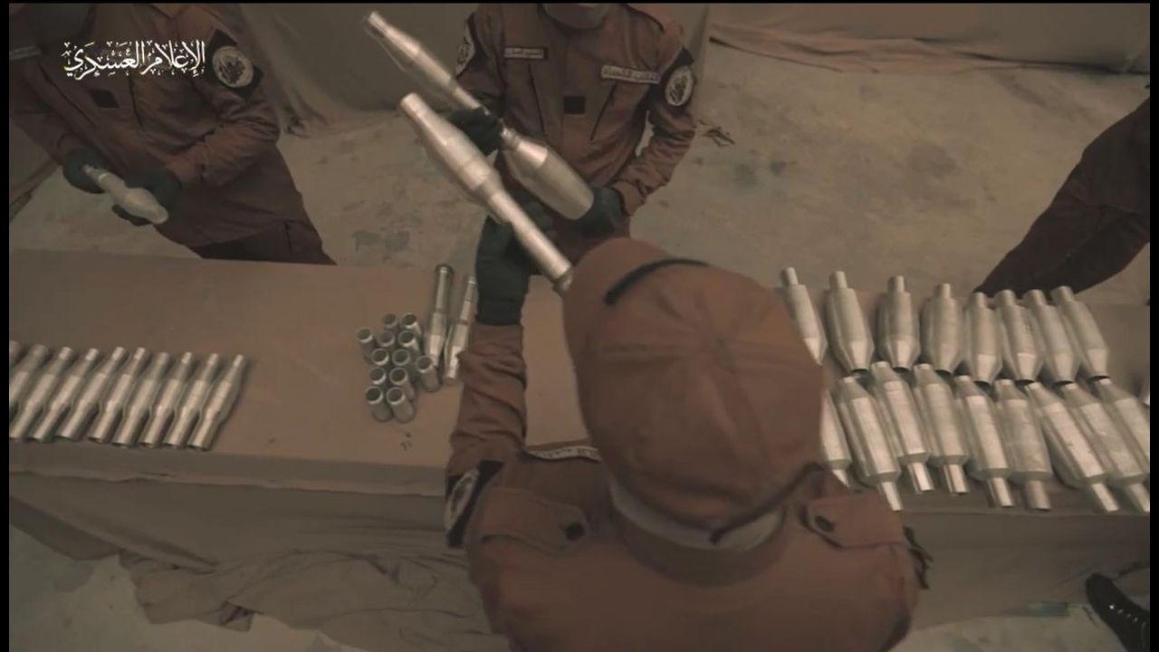 Hamas video on how Tandem RPG Ammunition is Collected and how it is ...
