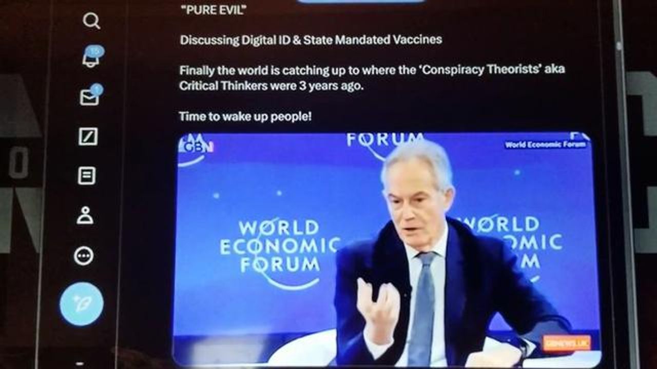 Washed Up Iraq War Criminal Tony Blair at WEF Still Pushing For That ...