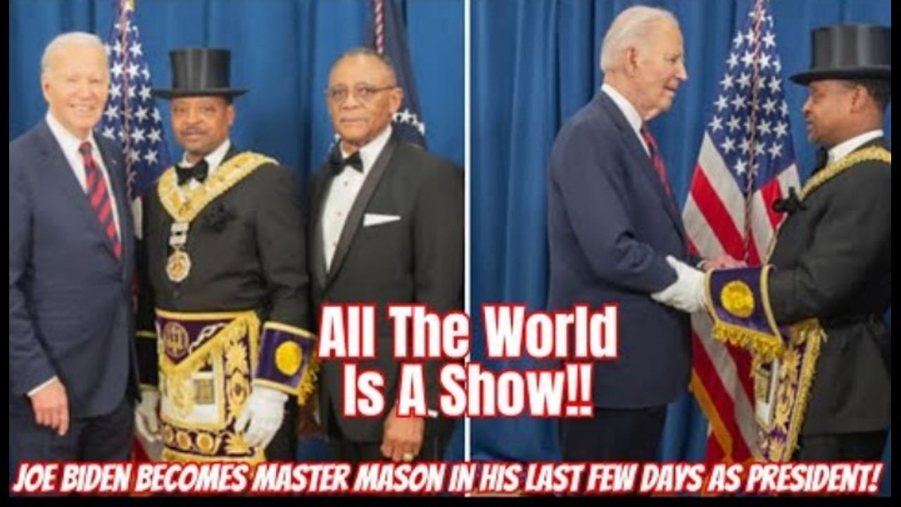 Joe Biden Becomes MASTER MASON on His Last Day As President - Brighteon ...