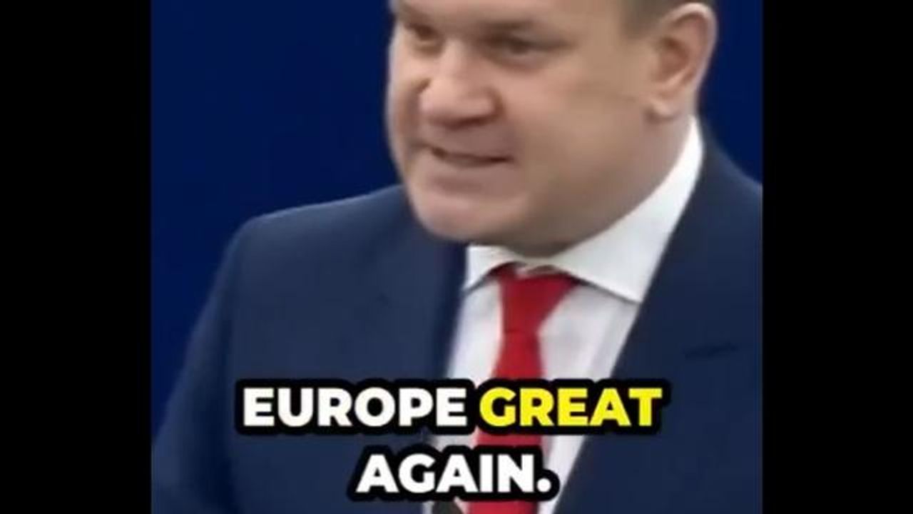 🚨 Polish MP Dominik Tarkzynski lays into president of the European ...
