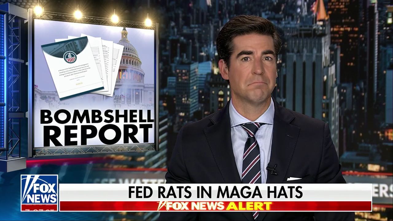 “FED Rats in MAGA Hats” - Jesse Watters on the Bombshell J6 Report ...