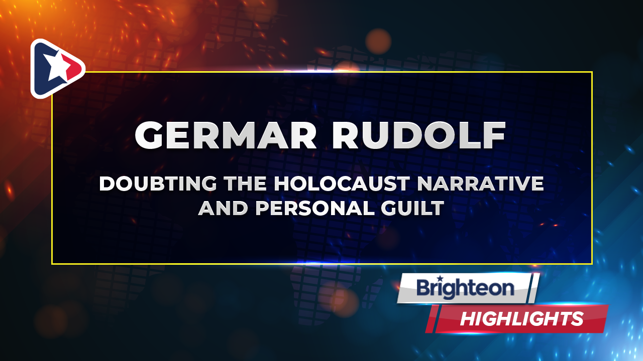 Germar Rudolf - Doubting the Holocaust Narrative and Personal Guilt ...