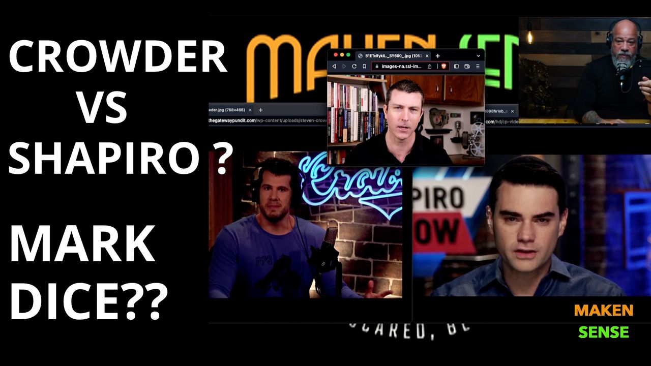 CROWDER VS SHAPIRO! MARK DICE?? - Brighteon.com