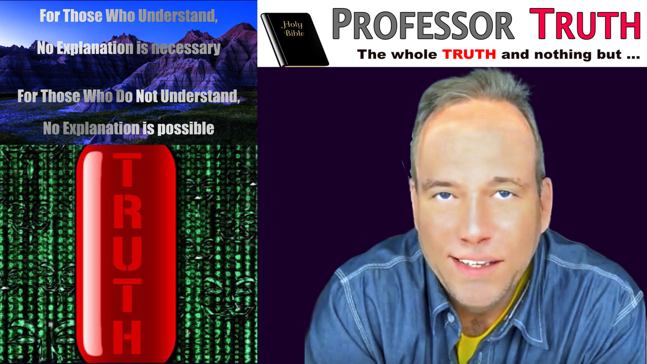 PTV-1 // 1st VLOG w Professor Truth - Brighteon .com