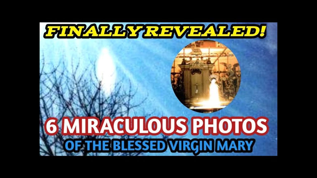 6 Miraculous Photos of the Virgin Mary Finally Revealed! Photographic ...
