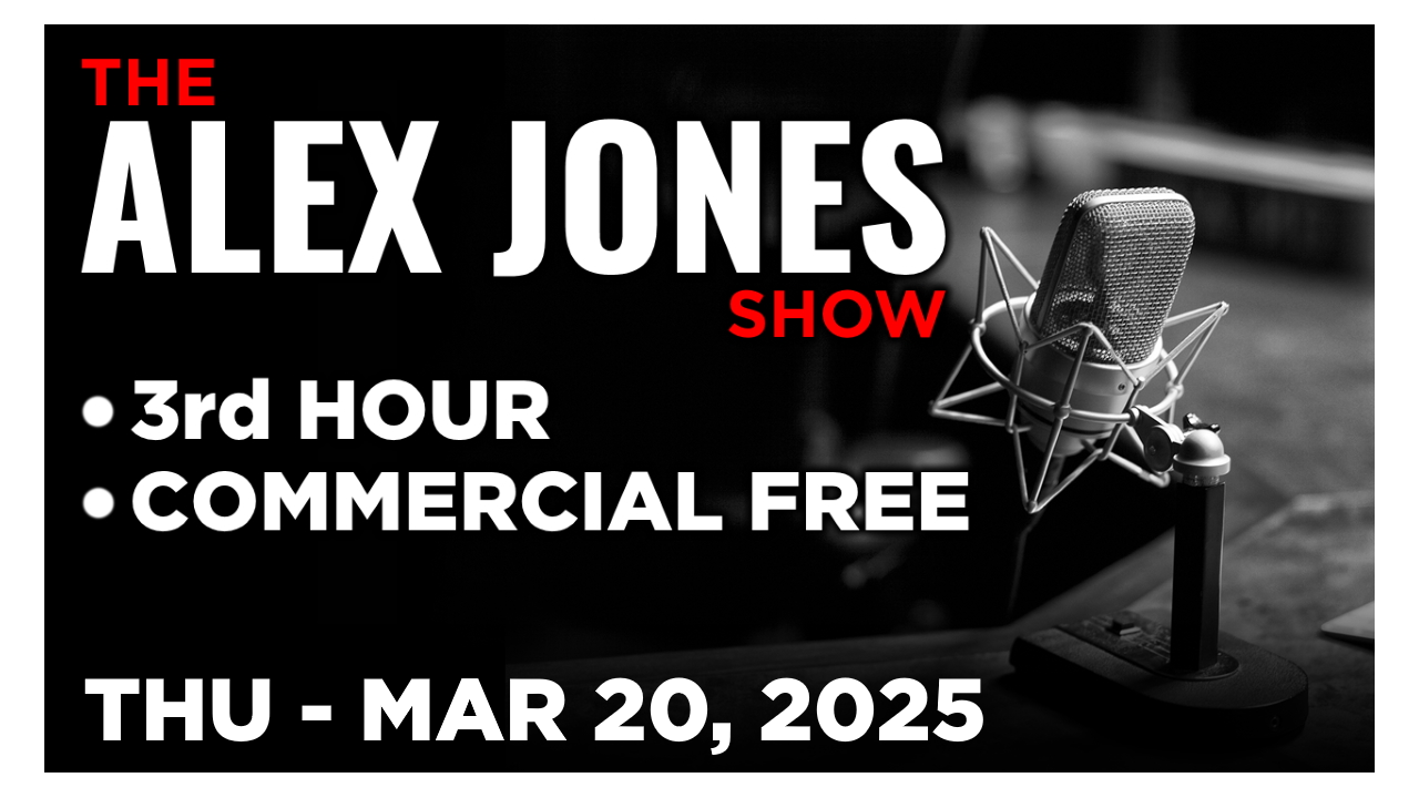 ALEX JONES [3 of 4] Thursday 3/20/25 • JAY ANDERSON HUGE STRUCTURES ...