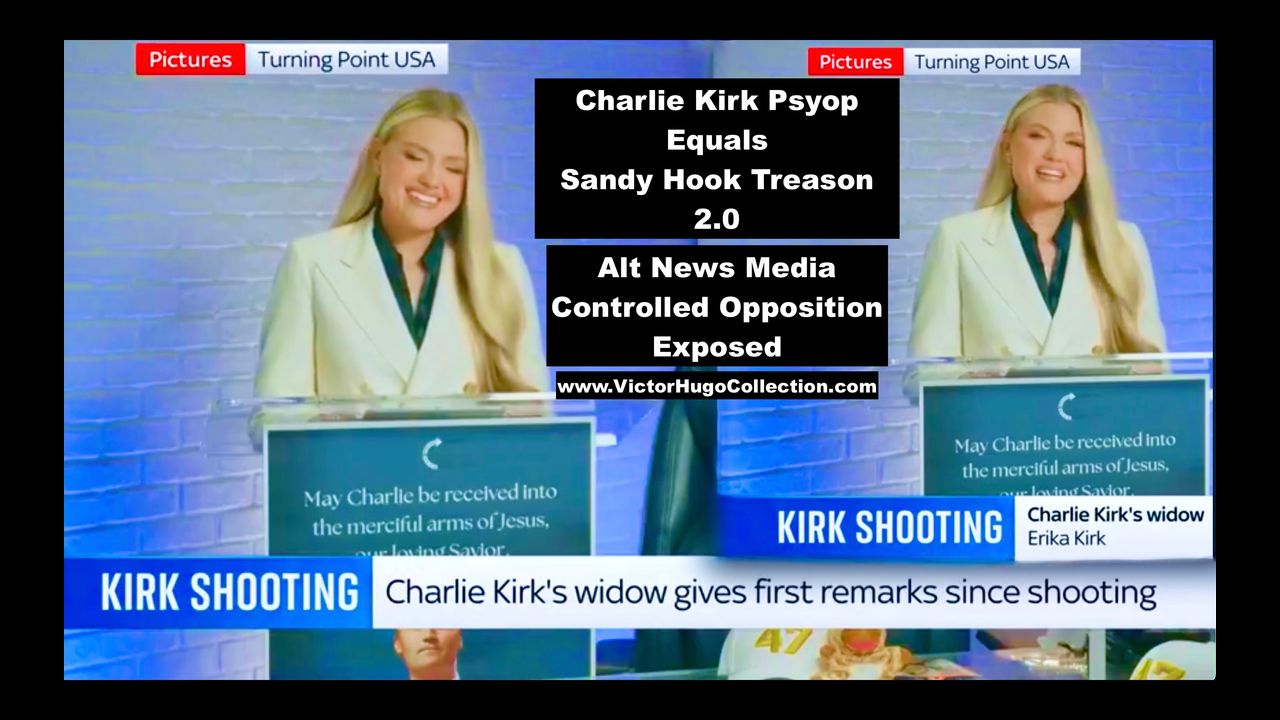 Charlie Kirk Widow Bizarre Act Echoes Sandy Hook Treason Exposes Controlled Op Alex Jones Jim ...
