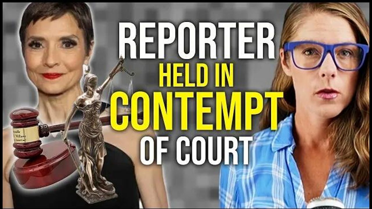 Alison Morrow & Bill Dorris: Reporter in contempt of court for protecting source - Brighteon.com