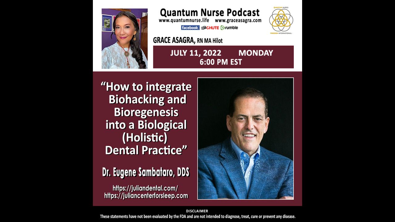 Dr. Eugene Sambataro, DDS - “How to integrate Biohacking and ...