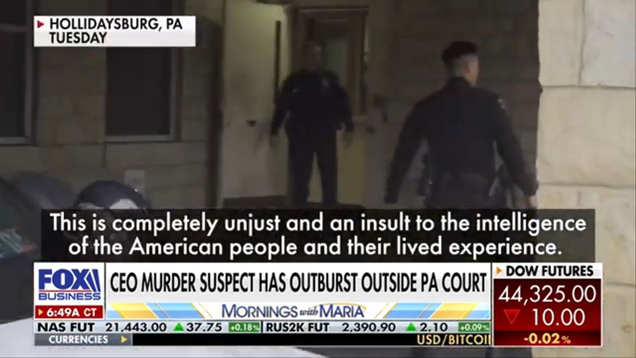 UnitedHealthcare CEO murder suspect has outburst outside Pennsylvania ...