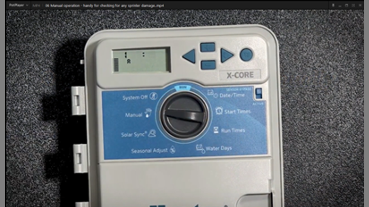 02 Hunter X-Core Timer - Set the timeof day when you want the ...