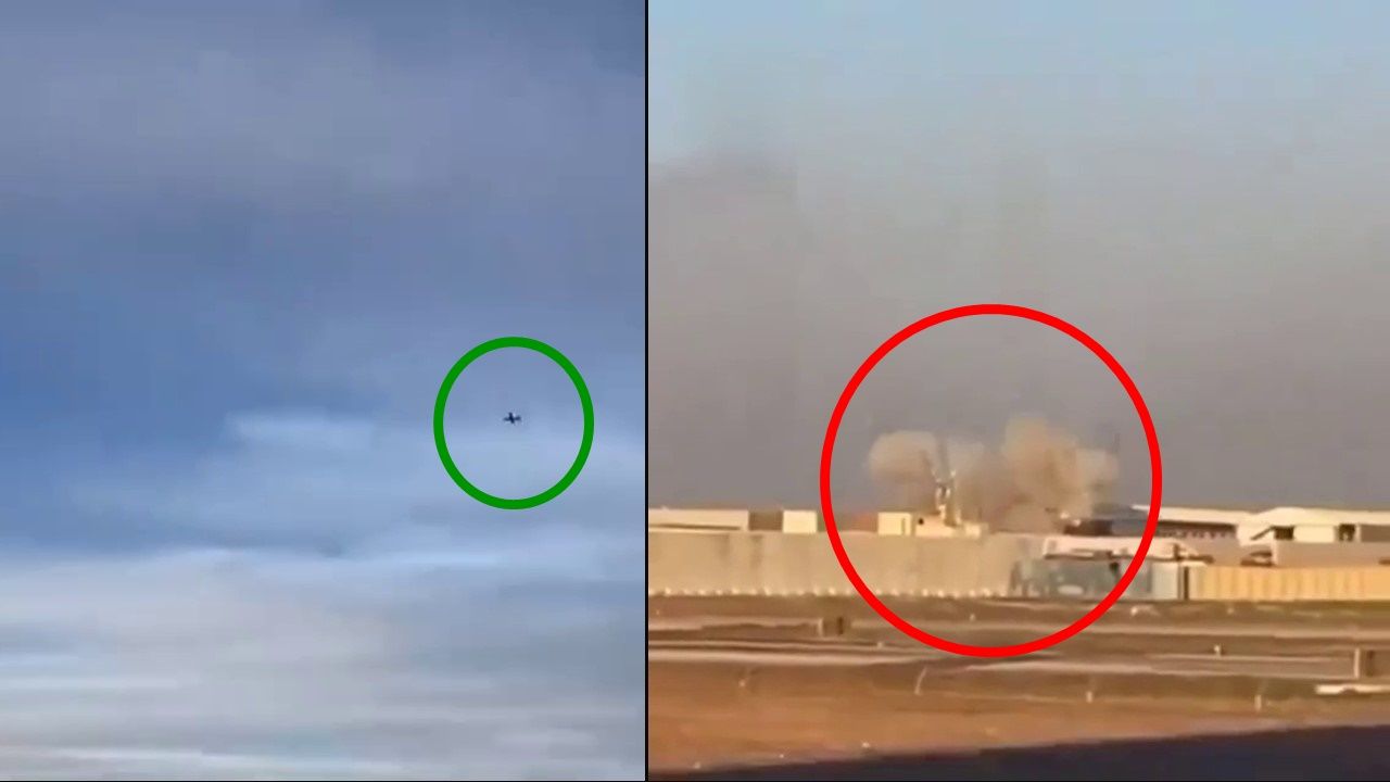 🇮🇶🇺🇲 An Iranian Shahed-101 drone hits an American base near Erbil ...