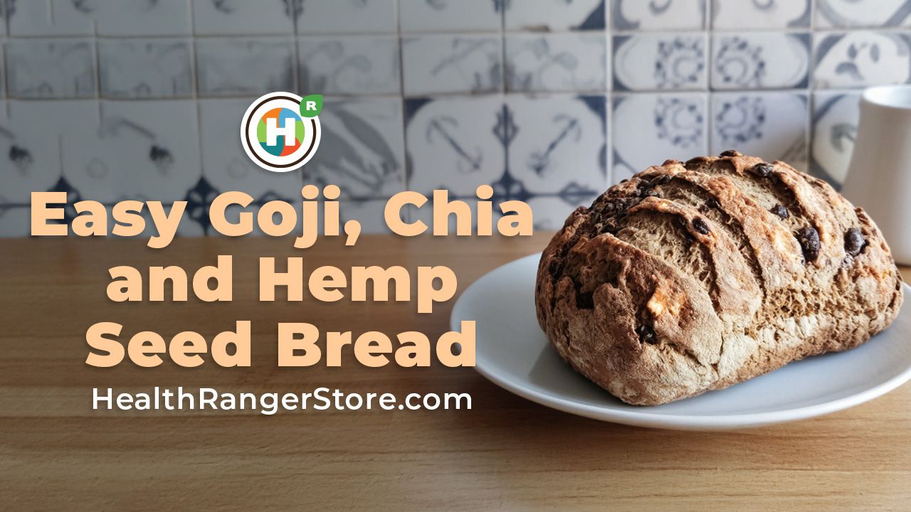 Easy Goji, Chia, Hemp Seed Bread - Brighteon .com