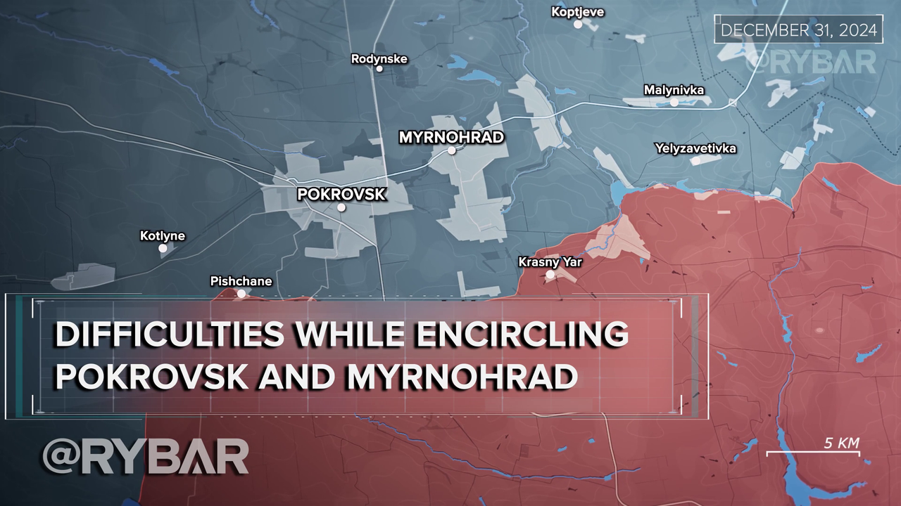 Difficulties of the operation to encircle Pokrovsk and Mirnograd ...