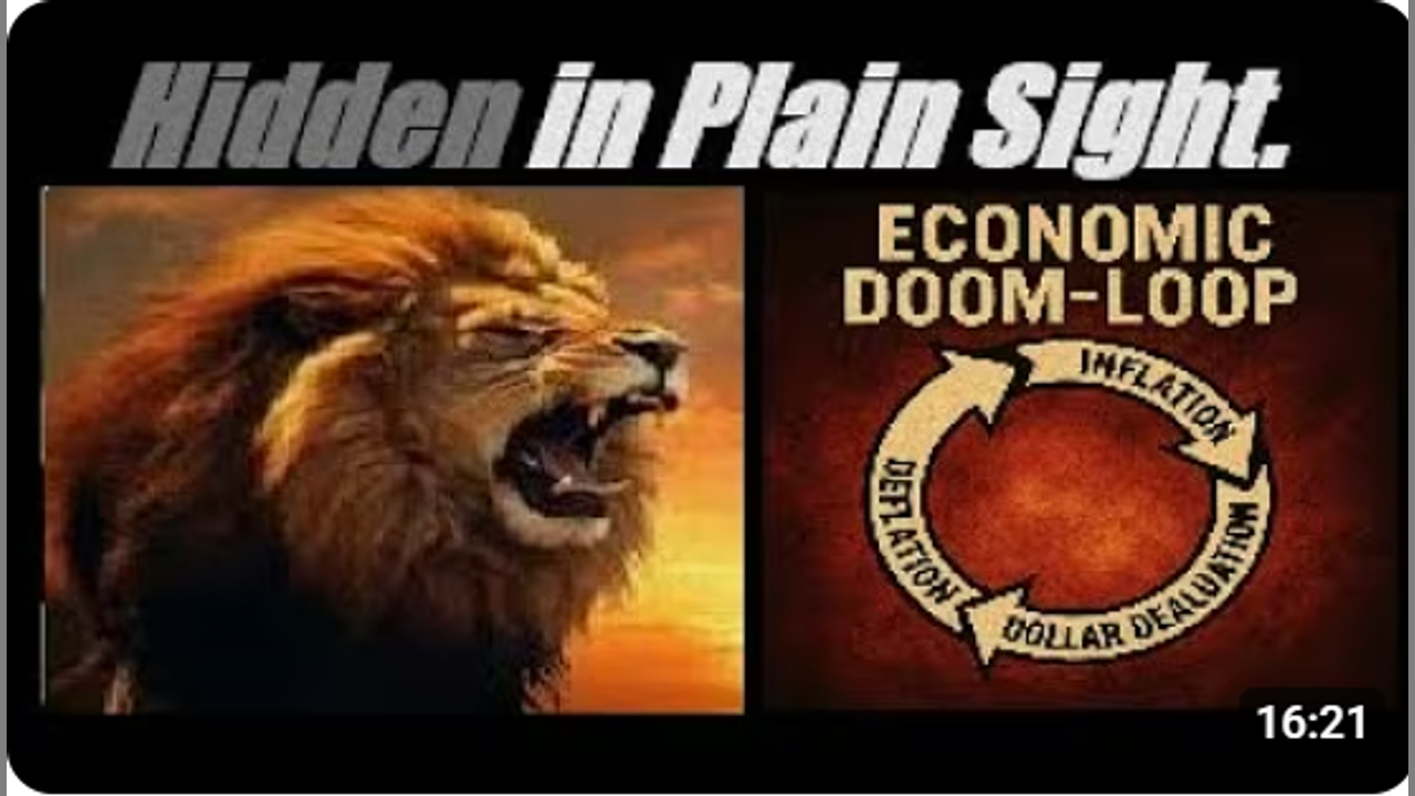 AN ECONOMIC "DOOM-LOOP." We Are In One... (AND THERE IS ONLY ONE WAY TO ...
