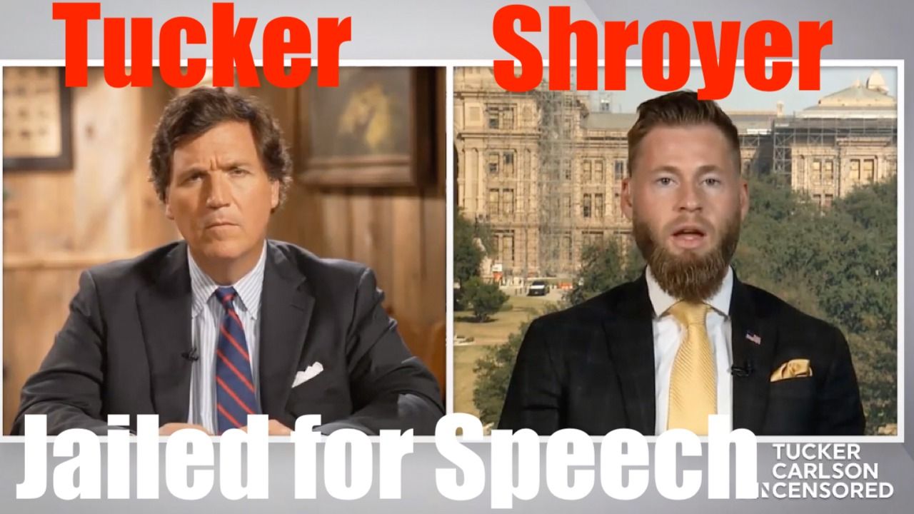 Tucker : Owen Shroyer -- Jailed for Speech by Weaponized DOJ - Brighteon .com