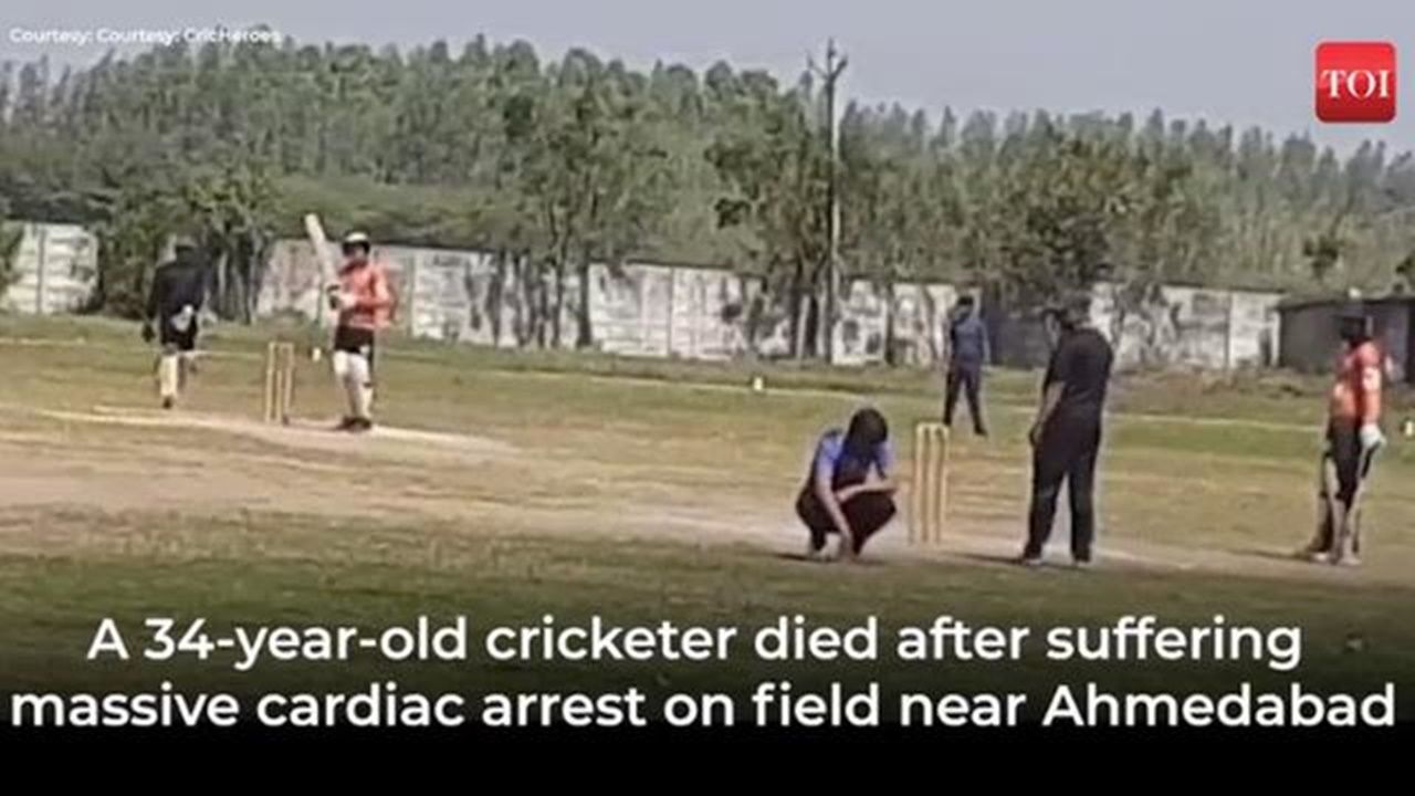 Cricketer suffers Massive Cardiac Arrest and Dies... Vasant Rathod (34 ...