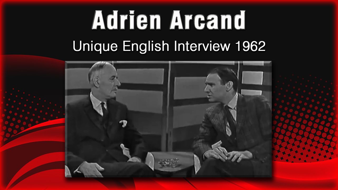 Adrien Arcand - Unique English Interview 1962 [With German Subtitles ...