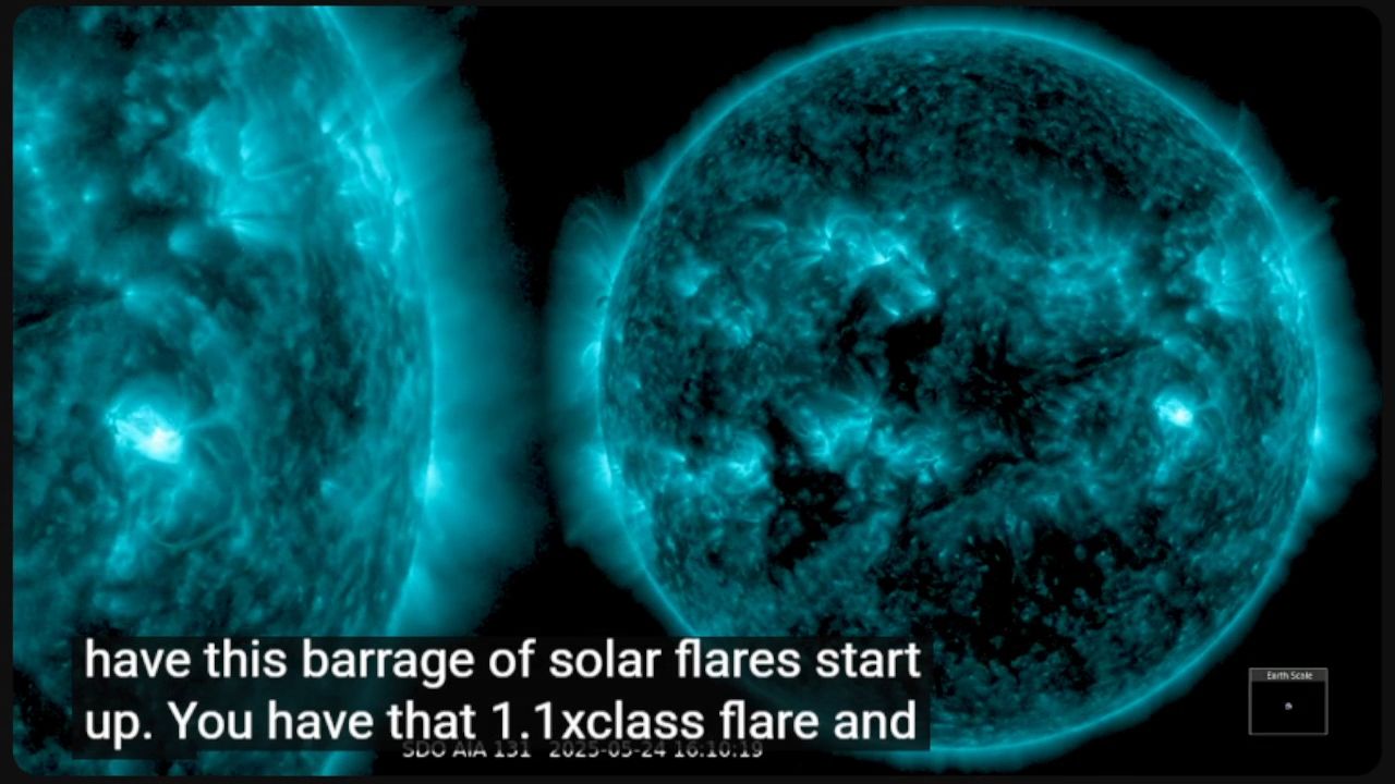 Solar Flare MACHINE GUN Turns On setting off Earthquakes - Brighteon.com