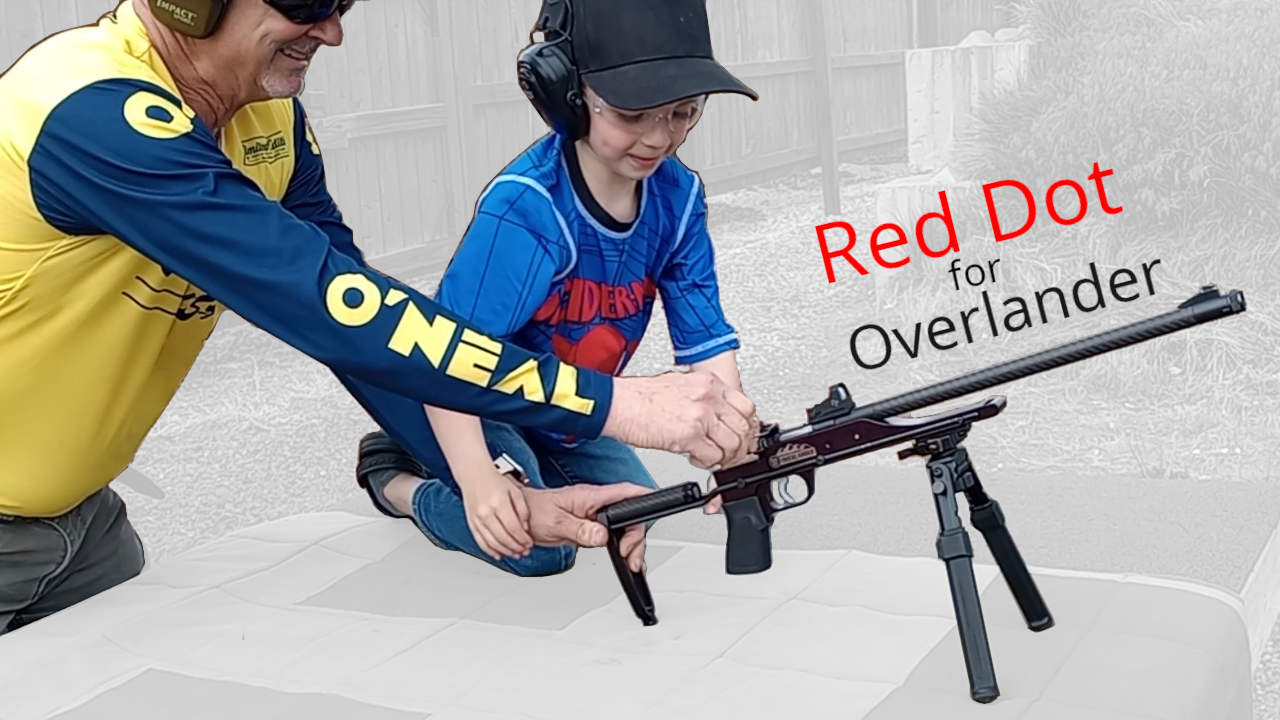 Red Dot for Keystone Overlander backpack rifle and Crickett Chipmunk ...