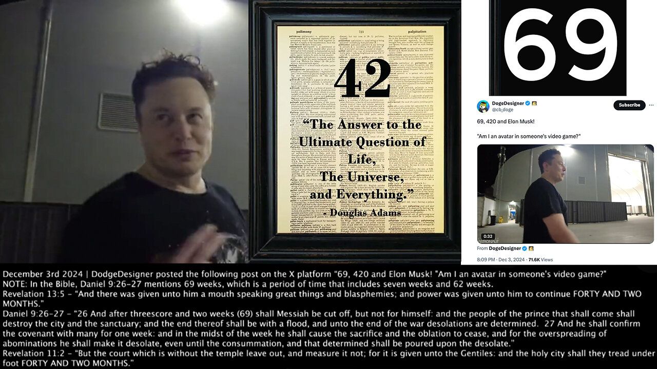 Elon Musk | “69, 420 & Elon Musk!" + What Does the Bible Say About 69 ...